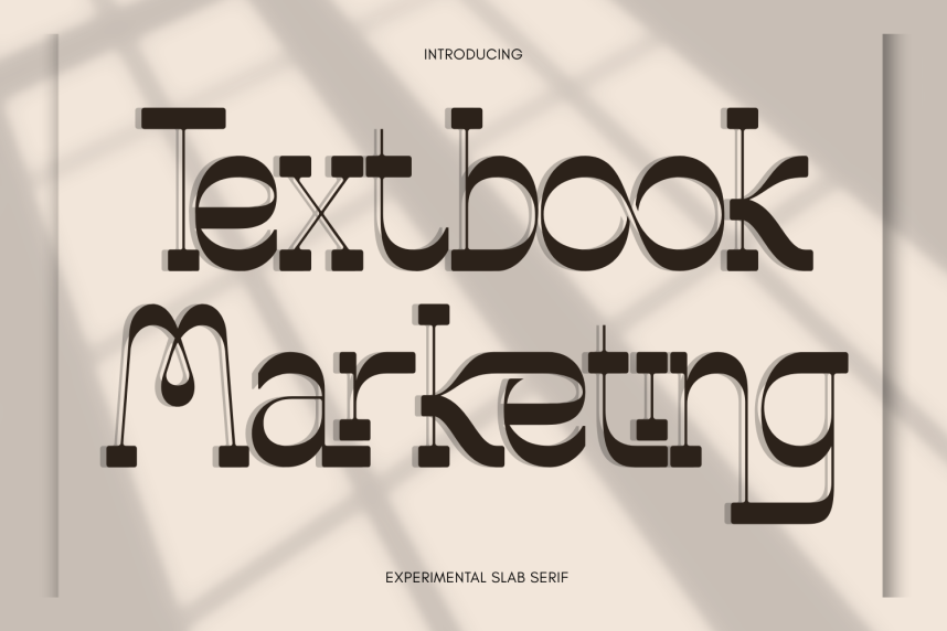 Textbook Marketing – Slab Serif Display Font - Download Free Font