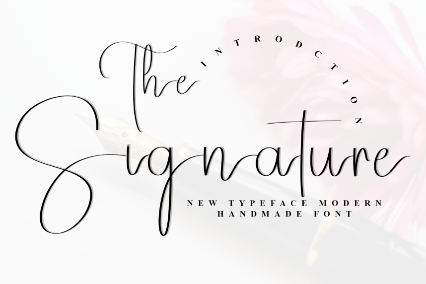 The Signature - New Style Handwritten Font - Download Free Font