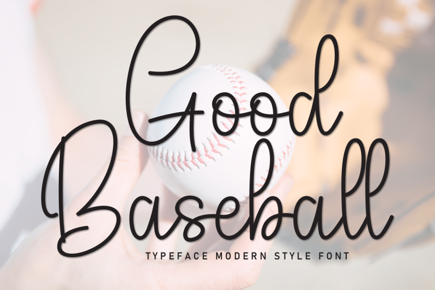 Good Baseball – Handwritten Script Font - Befonts