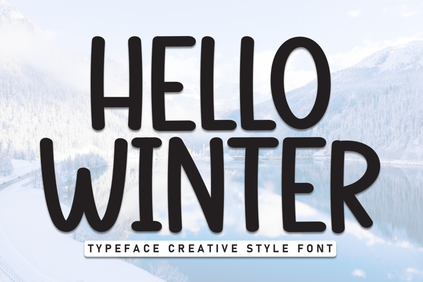 Hello Winter – Creative Style Font - Befonts