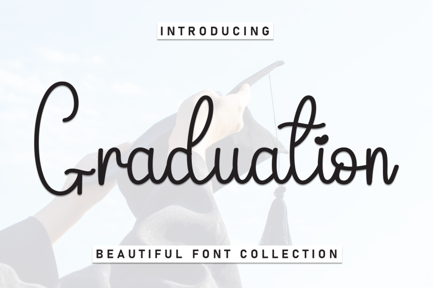 Graduation - Simple Handwritten Font - Befonts