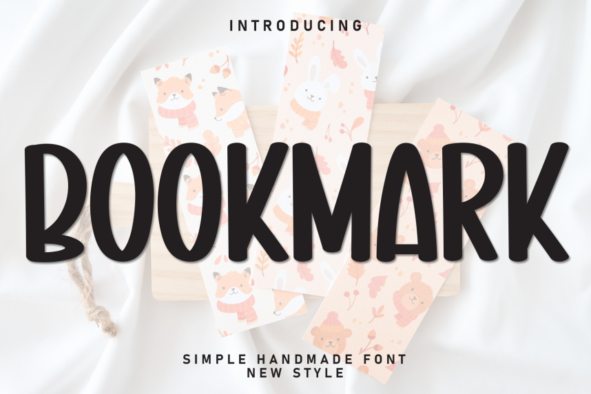 Bookmark Playful Font - Befonts