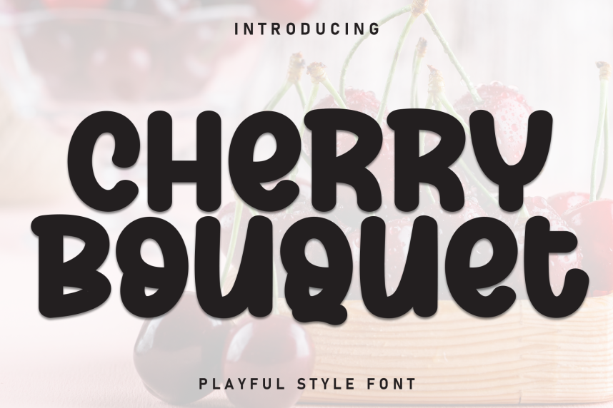 Cherry Bouquet Script Font - Befonts