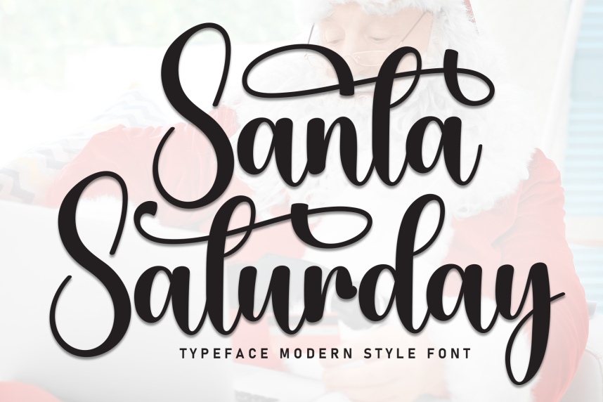 Santa Saturday – Handwritten Script Font - Befonts