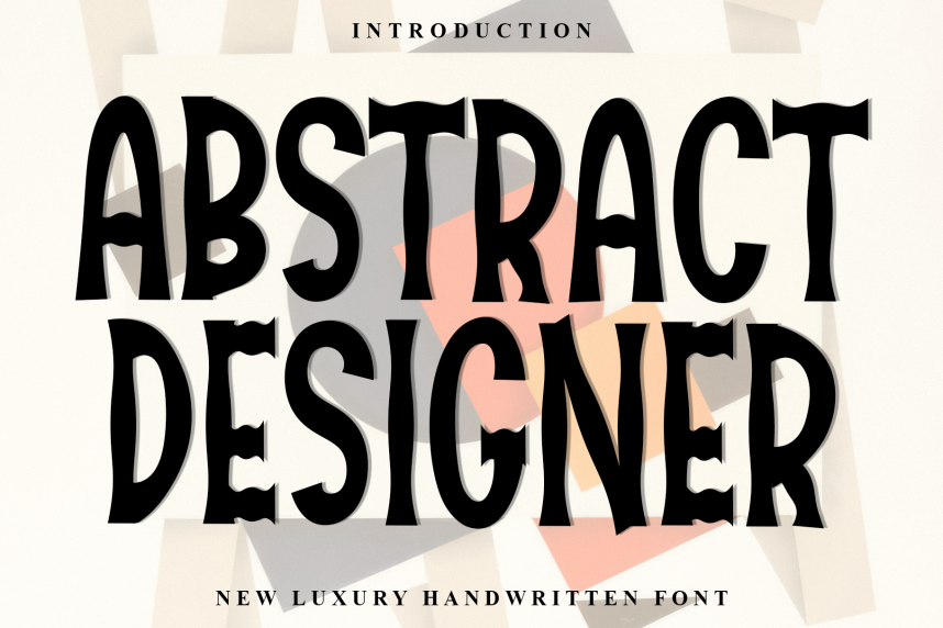 Abstract Designer – Creative Style Font - Befonts