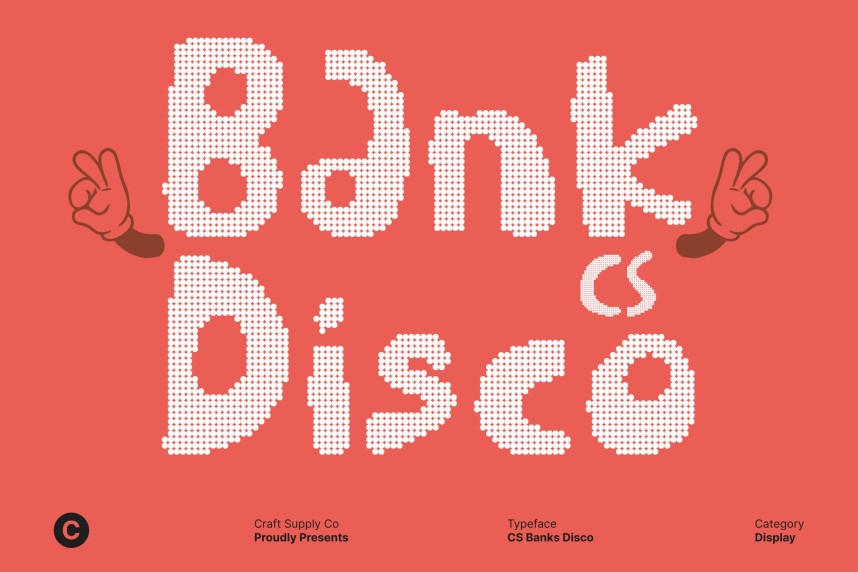 CS Banks Disco Font - Befonts