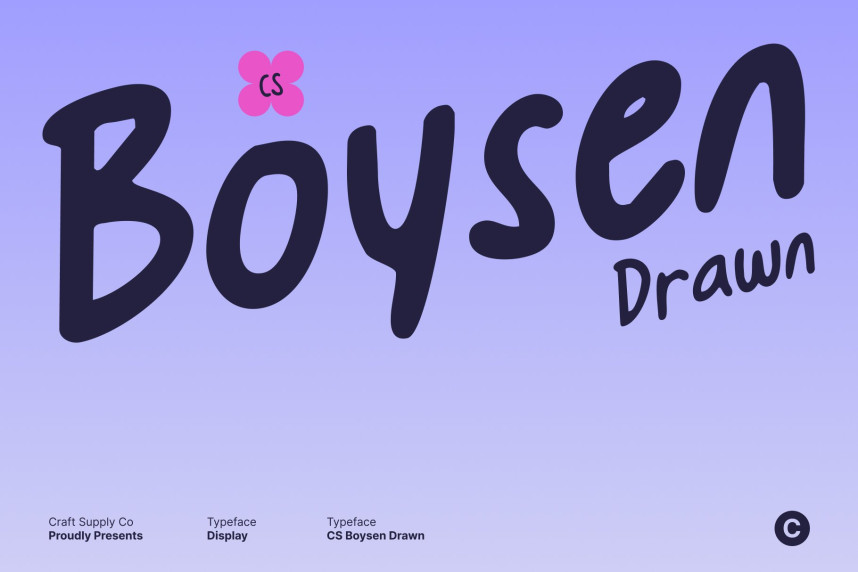 CS Boysen Drawn Font - Befonts