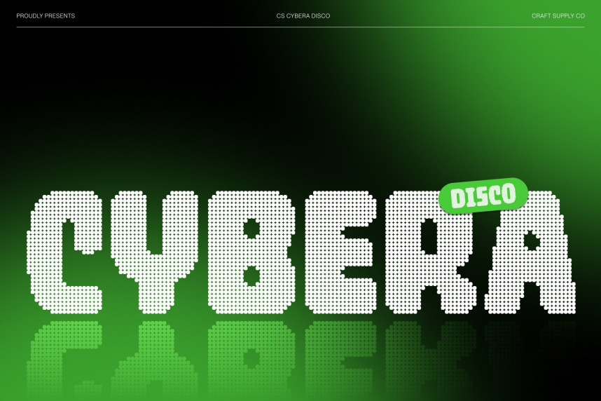 CS Cybera Disco Font - Befonts