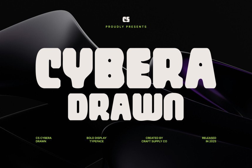CS Cybera Drawn Font - Befonts