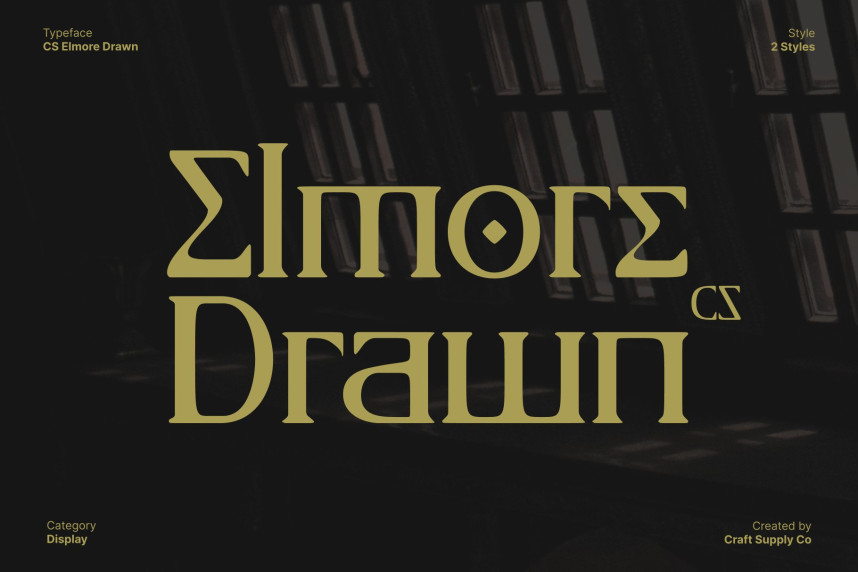 Cs Elmore Drawn Font Download Free Font