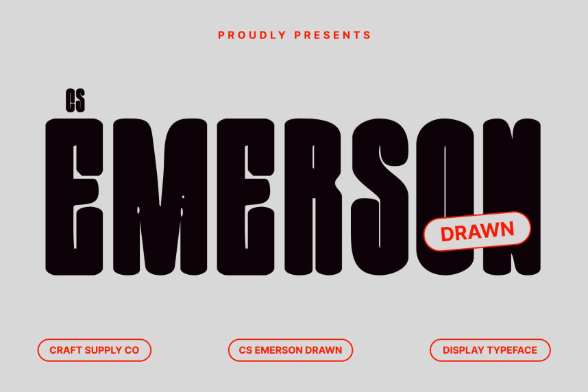 CS Emerson Drawn Font - Befonts