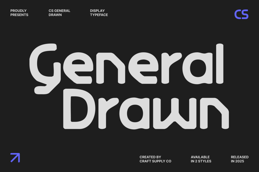 CS General Drawn Font - Befonts