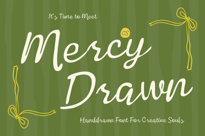 CS Mercy Drawn Font - Befonts