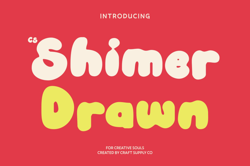 CS Shimer Drawn Font - Befonts