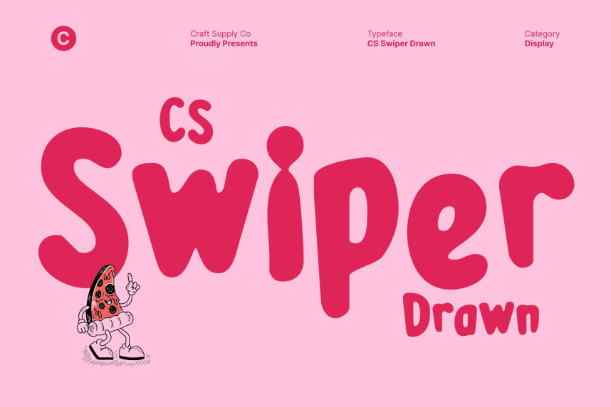CS Swiper Drawn Font - Befonts