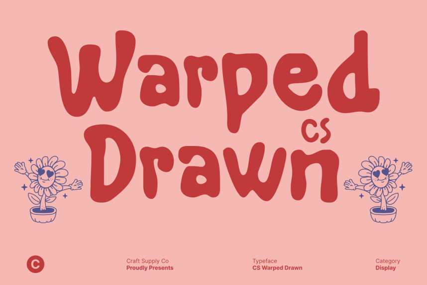 CS Warped Drawn Font - Befonts