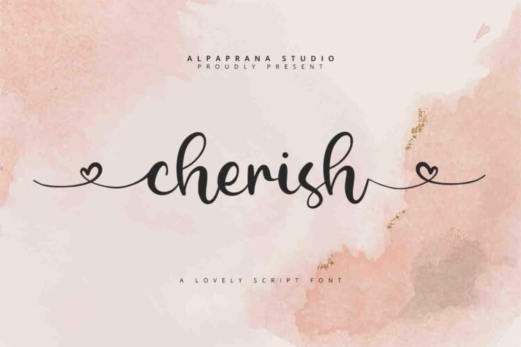 Cherish Script Font - Download Free Font