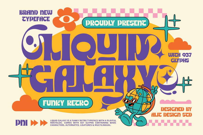 Liquid Galaxy Font - Befonts