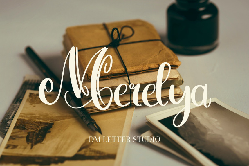 Merelya Script Font - Befonts