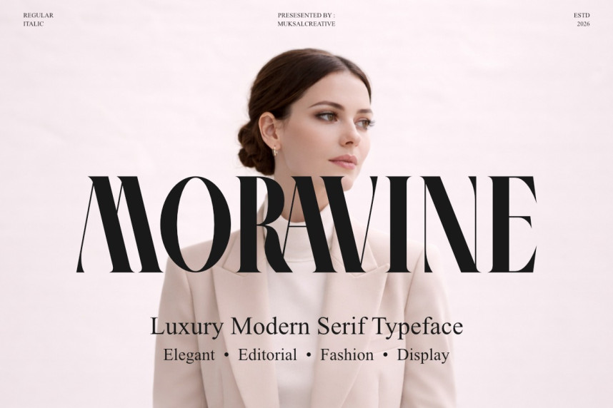 Moravine Font - Befonts