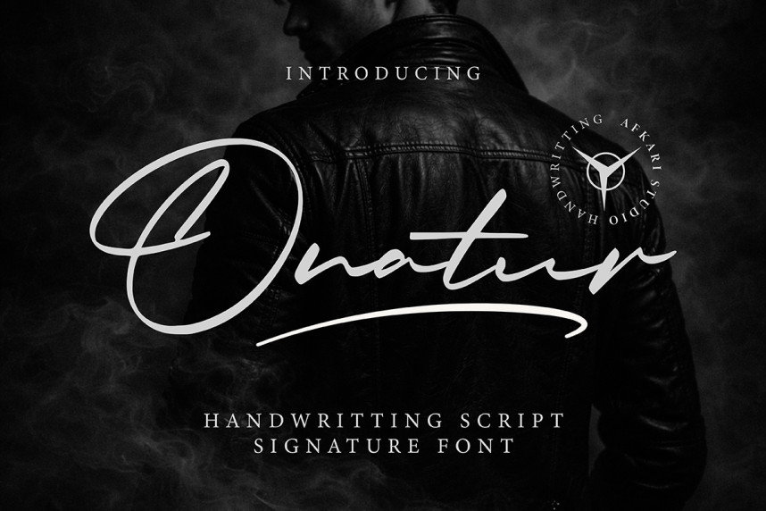 Onatur - Handwritten Signature Script Font - Befonts