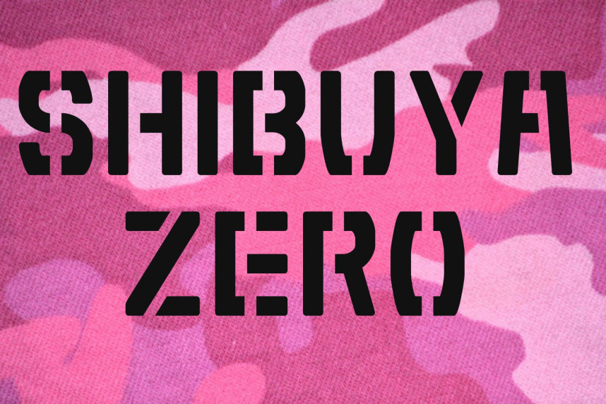 Shibuya Zero Font - Befonts