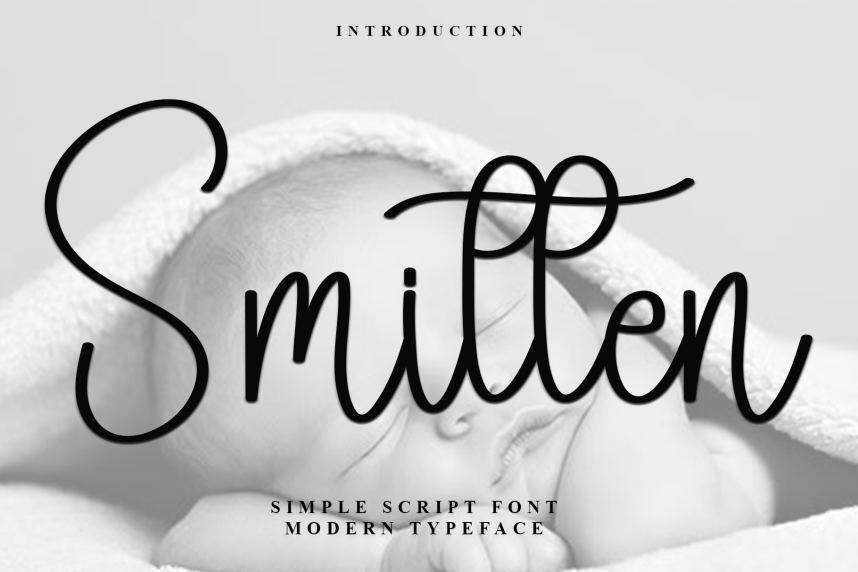 Smitten - Simple Handwritten Font - Befonts