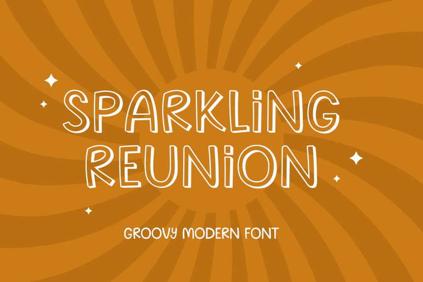 Sparkling Reunion Font - Befonts
