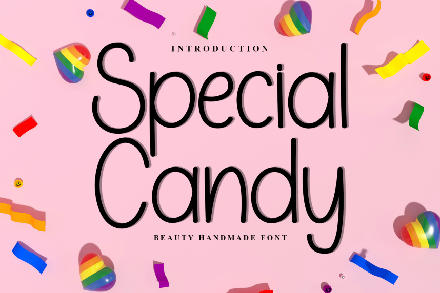 Special Candy Script Font - Befonts