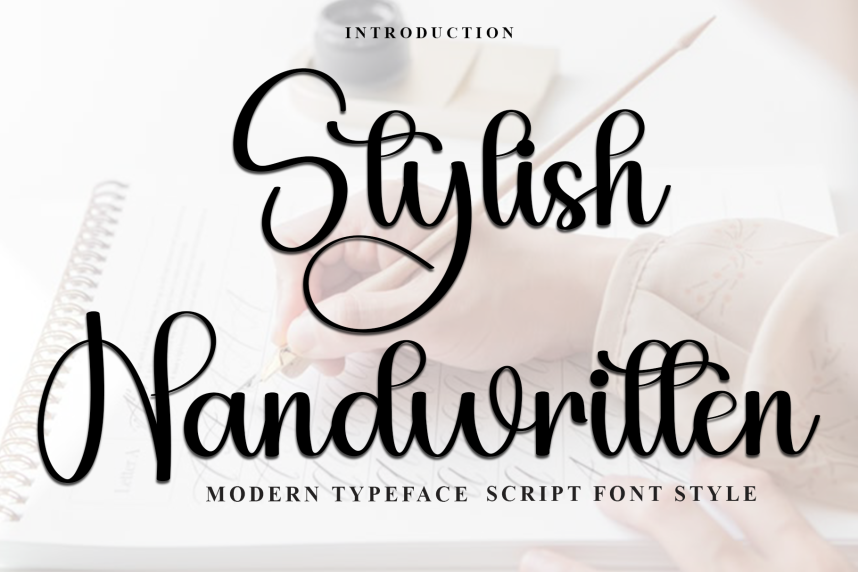Stylish Handwritten – Natural Script Handwritten Font - Befonts
