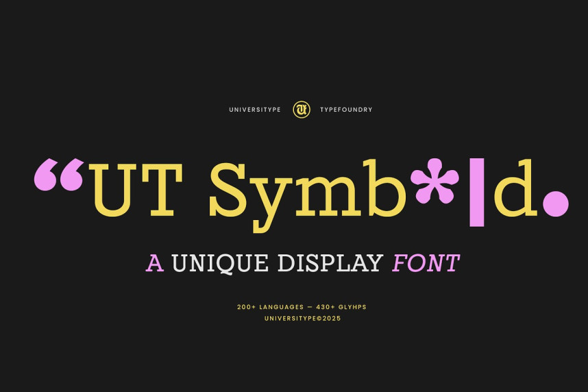 UT Symbold Font - Befonts