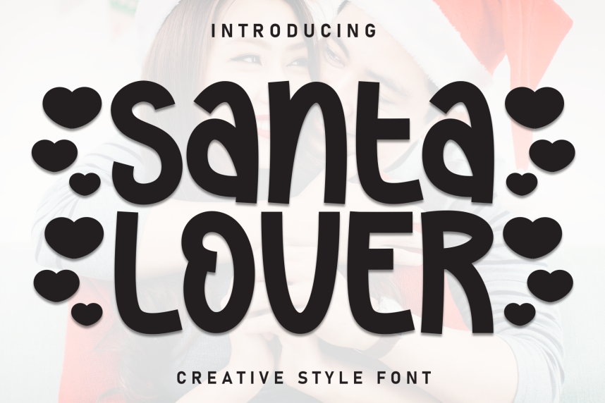 Santa Lover – Creative Style Font - Befonts