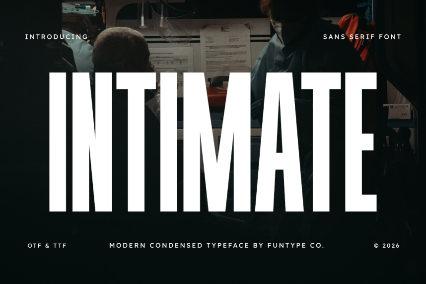 Intimate Sans Serif Font - Befonts