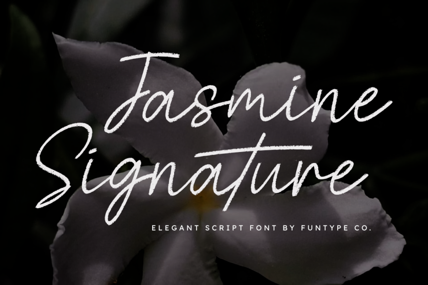 Jasmine SIgnature Script Font - Befonts