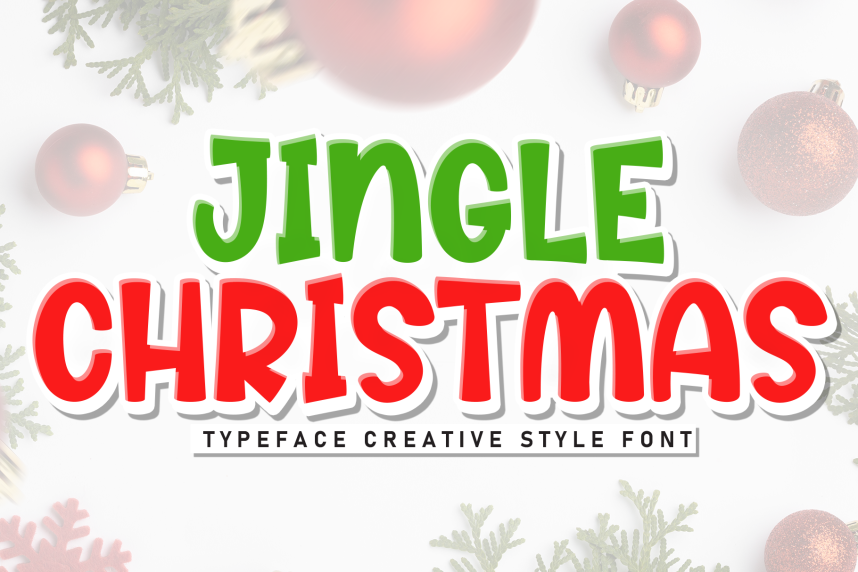 Jingle Christmas – Creative Style Font - Befonts