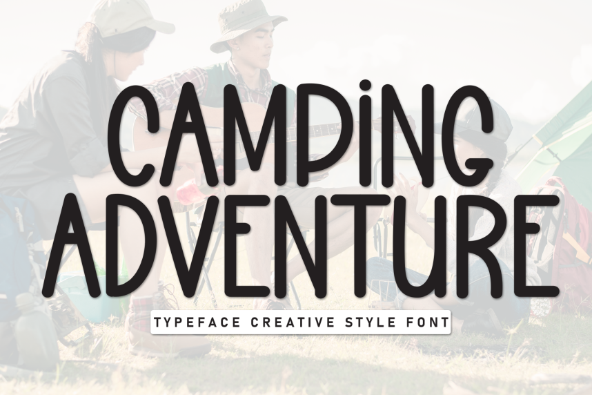 Camping Adventure – Creative Style Font - Befonts