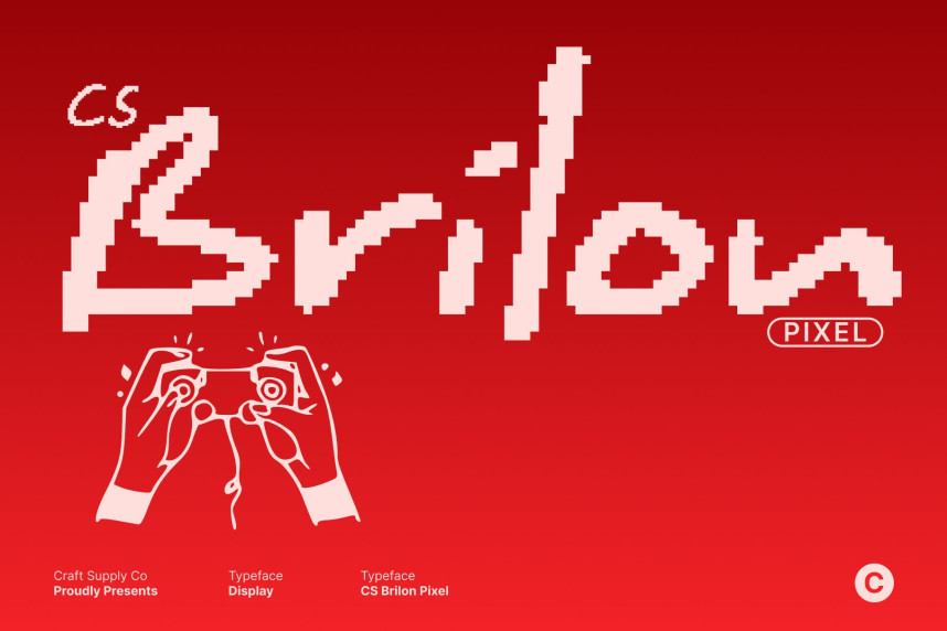CS Brilon Pixel Font - Befonts