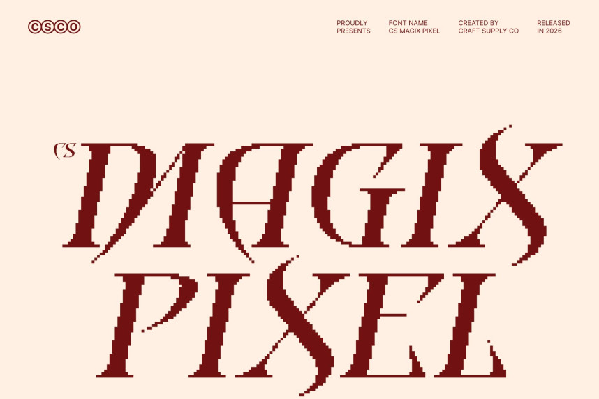 CS Magix Pixel Font - Befonts
