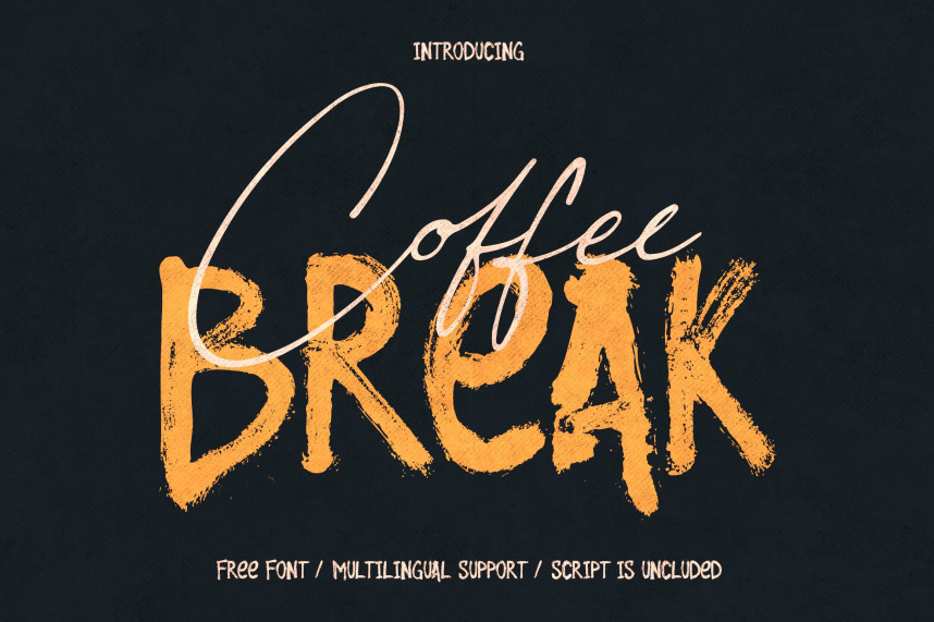Coffee Break Font Duo - Befonts