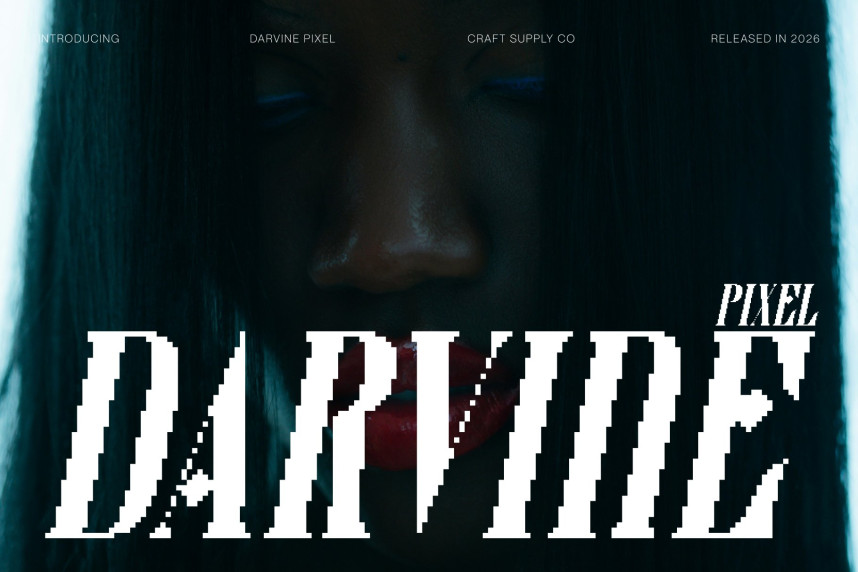 Darvine Pixel Font - Befonts