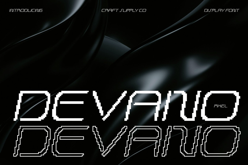 Devano Pixel Font - Befonts