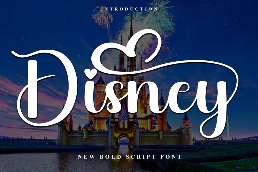 Disney – Modern Handwritten Script Font - Befonts