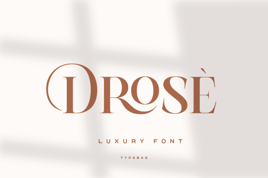 Drose Font - Befonts