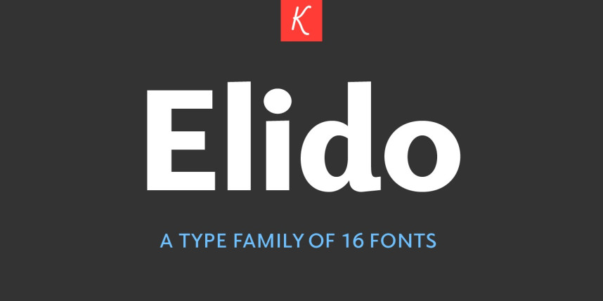 Elido Font Family - Befonts