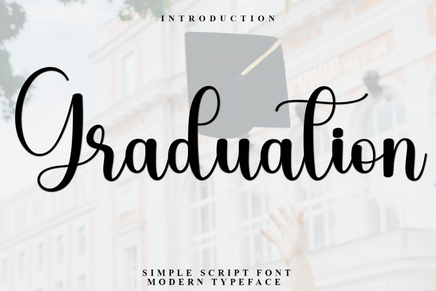 Graduation – Creative Handwritten Font - Befonts