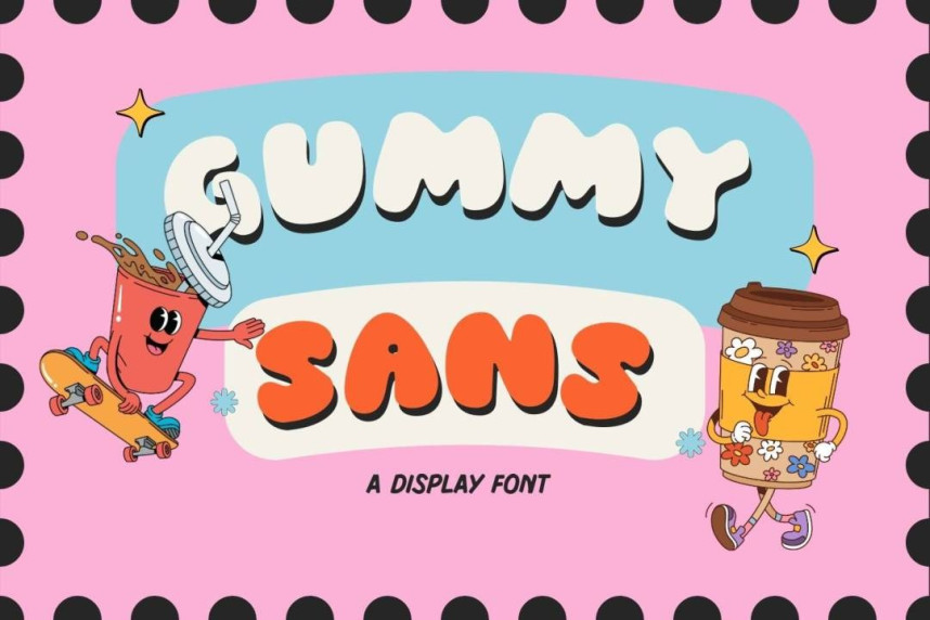 Gummy Sans Font - Befonts