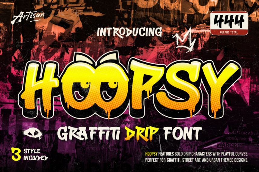 Hoopsy Display Font - Befonts