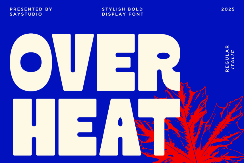 Over Heat Font - Befonts