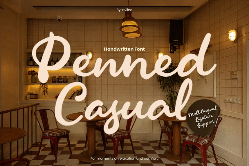 Penned Casual Script Font - Befonts