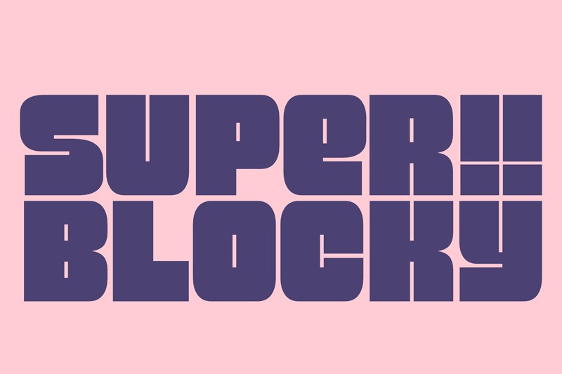 Super Blocky Font - Befonts